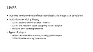 Surgical pathology of hepatobiliary tree and pancreas | PPTX