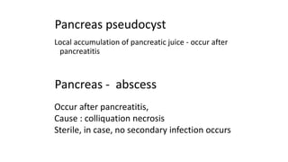 Surgical pathology of hepatobiliary tree and pancreas | PPTX