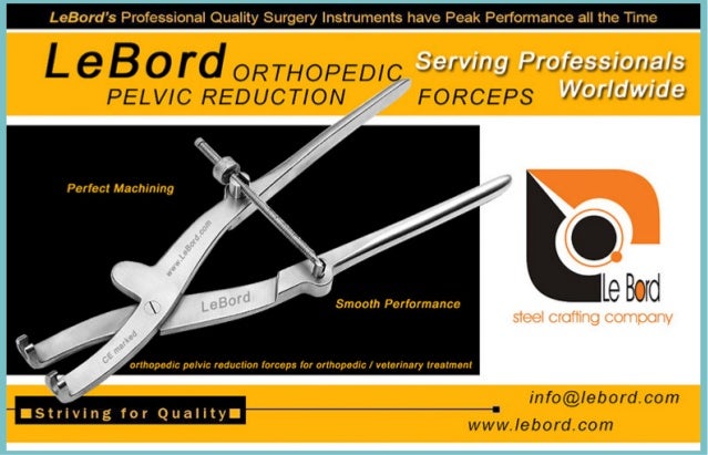 Surgical pelvic forceps