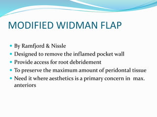 Surgical peridontal therapy | PPTX