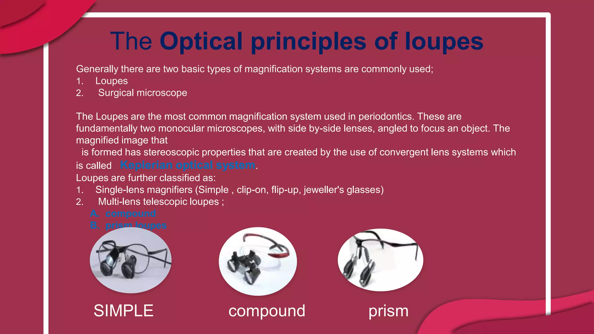 periodontal Surgical instrument and magnification loupes | PPTX