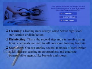 surgical instrument and methods of sterlization | PPTX | Surgery | Medical Health