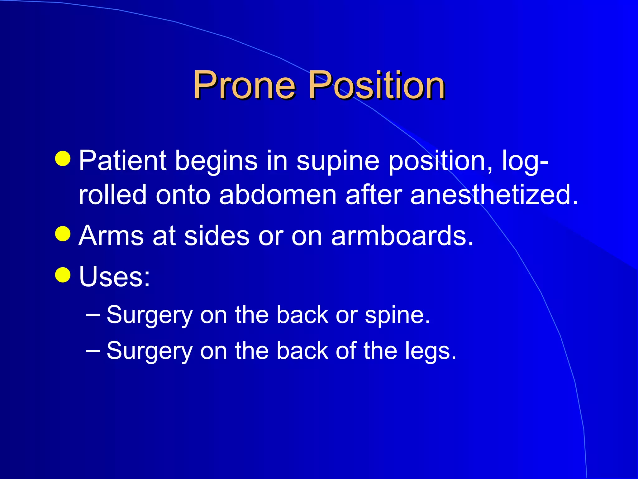Surgical posotion | PPT