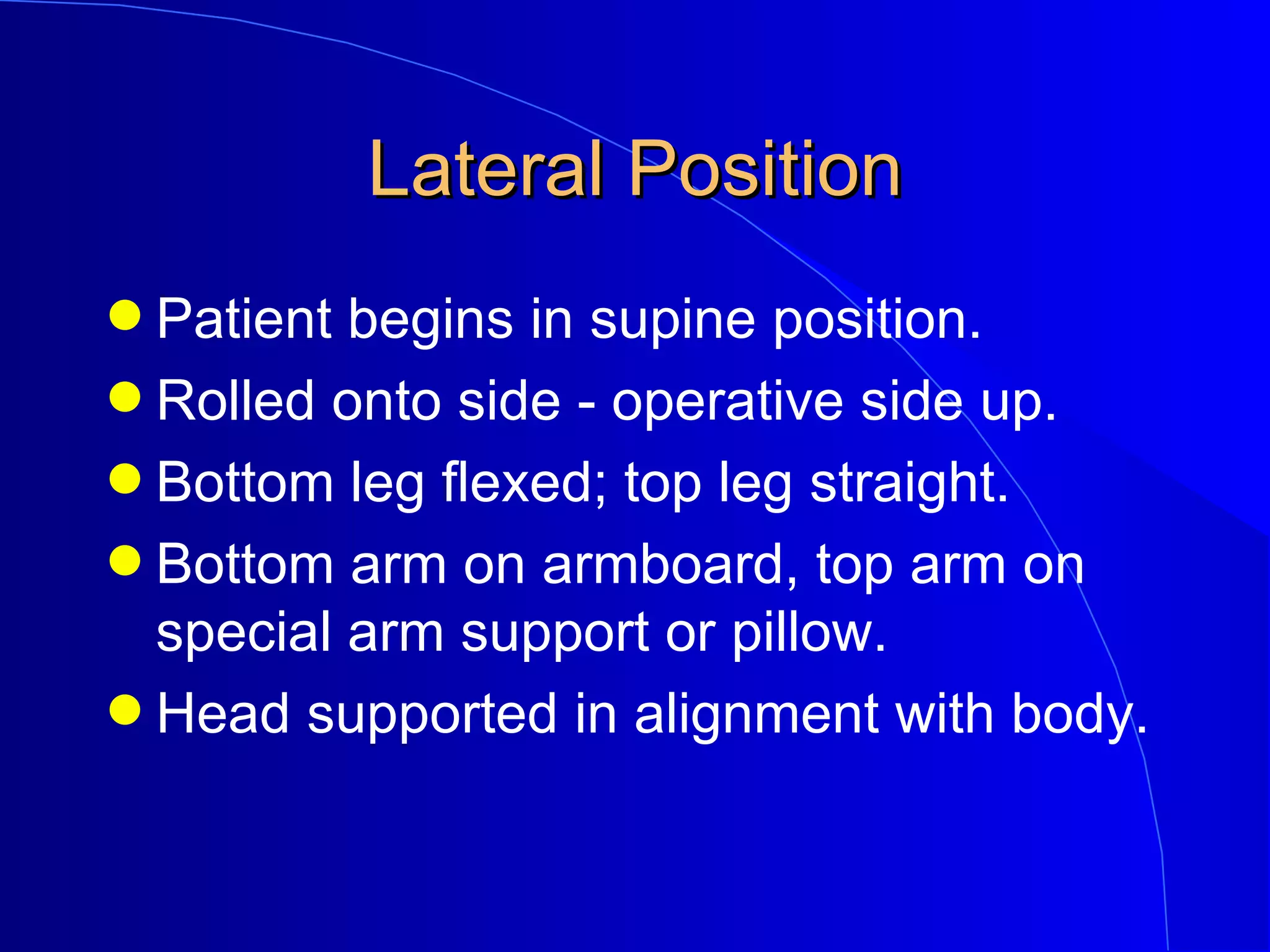Surgical posotion | PPT