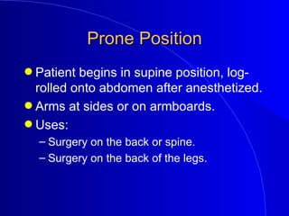 Surgical posotion | PPT