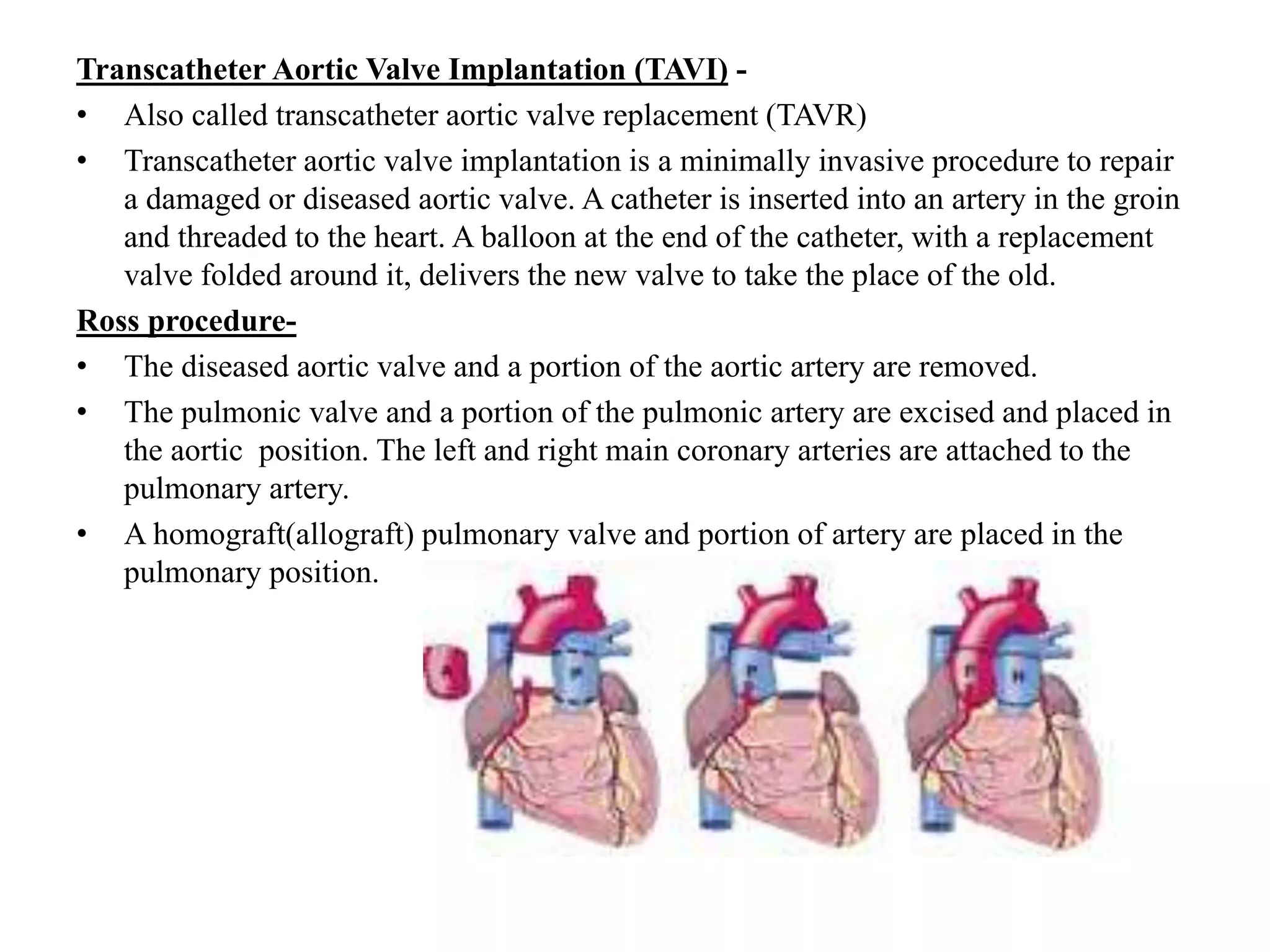 Surgical repair and replacement of diseased valves ppt. | PPTX
