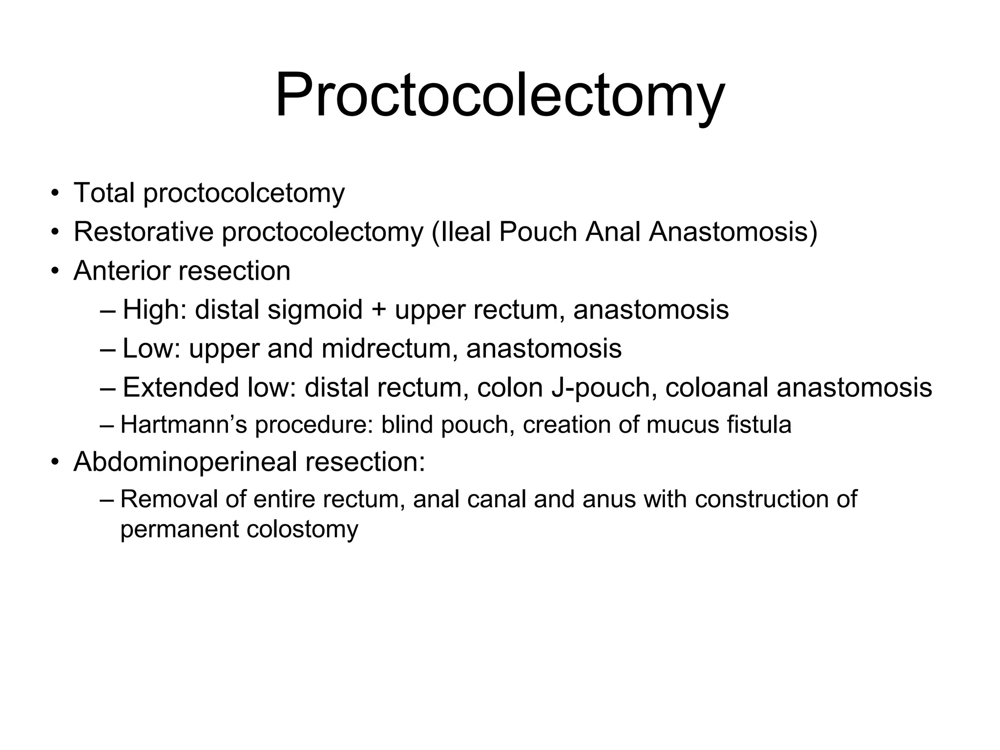 Surgical resections and staging of colorectal carcinoma | PPTX