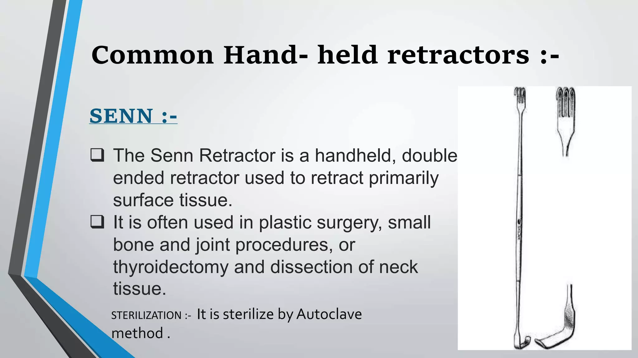 Surgical Retractors Aritra Dutta CCT.pptx