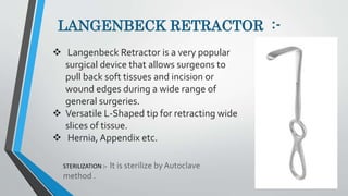 Surgical Retractors Aritra Dutta CCT.pptx