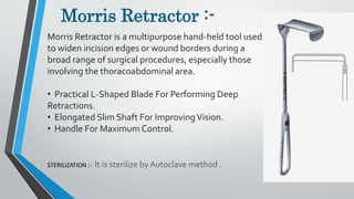 Surgical Retractors Aritra Dutta CCT.pptx