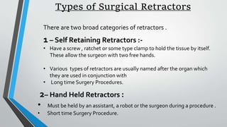 Surgical Retractors Aritra Dutta CCT.pptx
