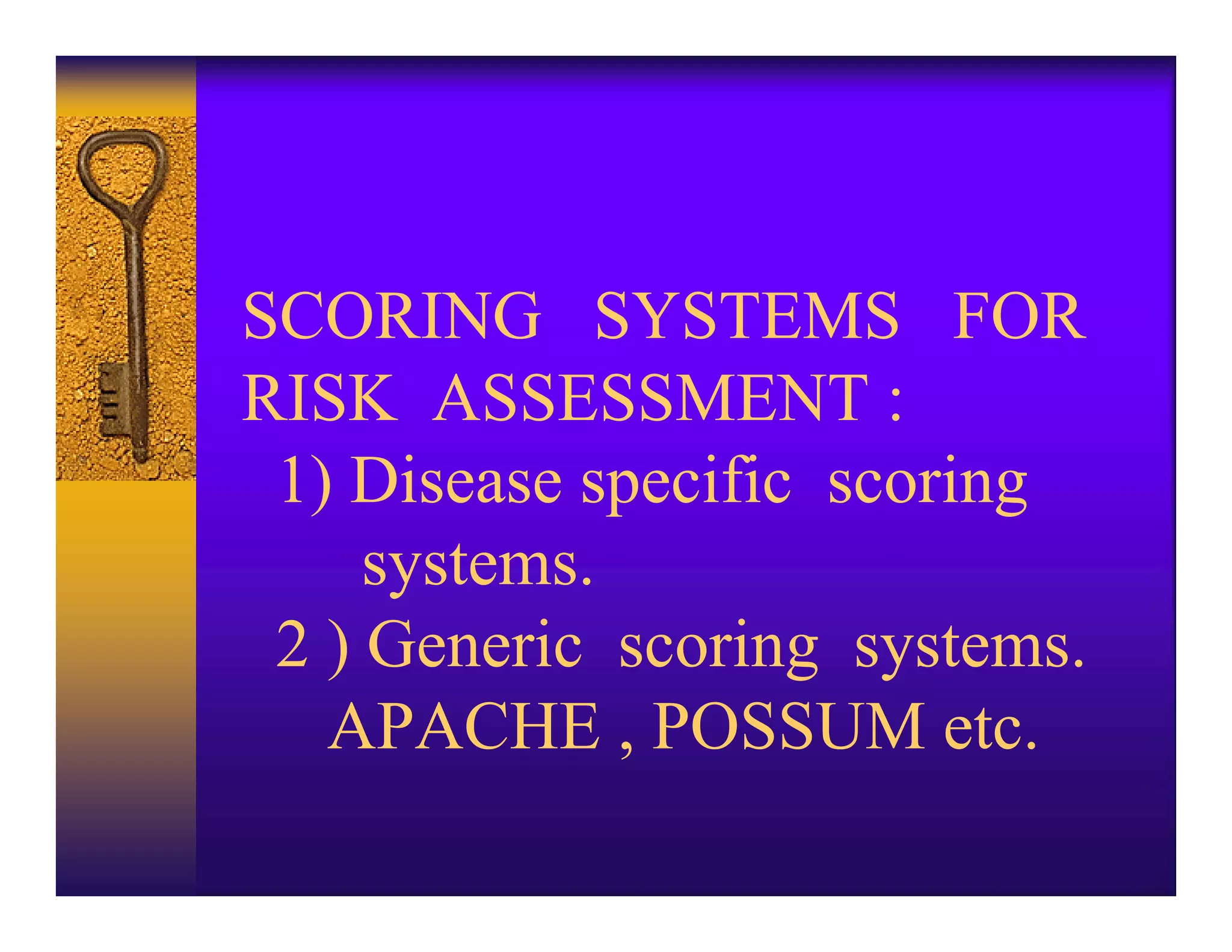Surgical risk scale --- muhammad saaiq | PPT