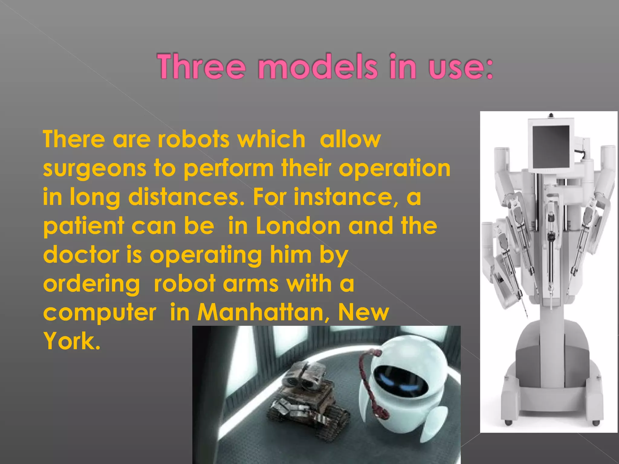 Surgical robots by team 3 | PPT