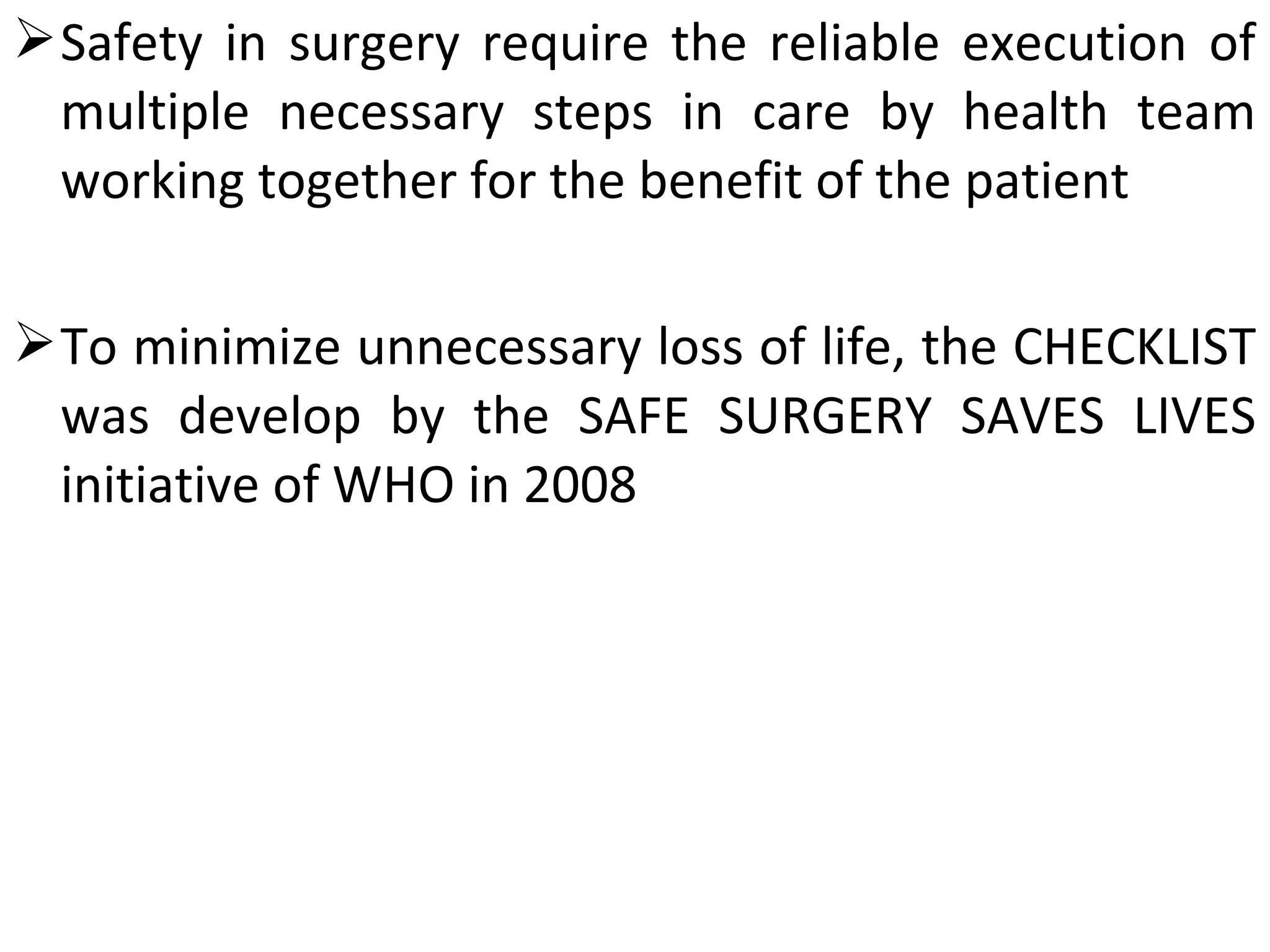 Surgical safety | PPT