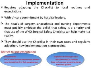 Surgical safety | PPT