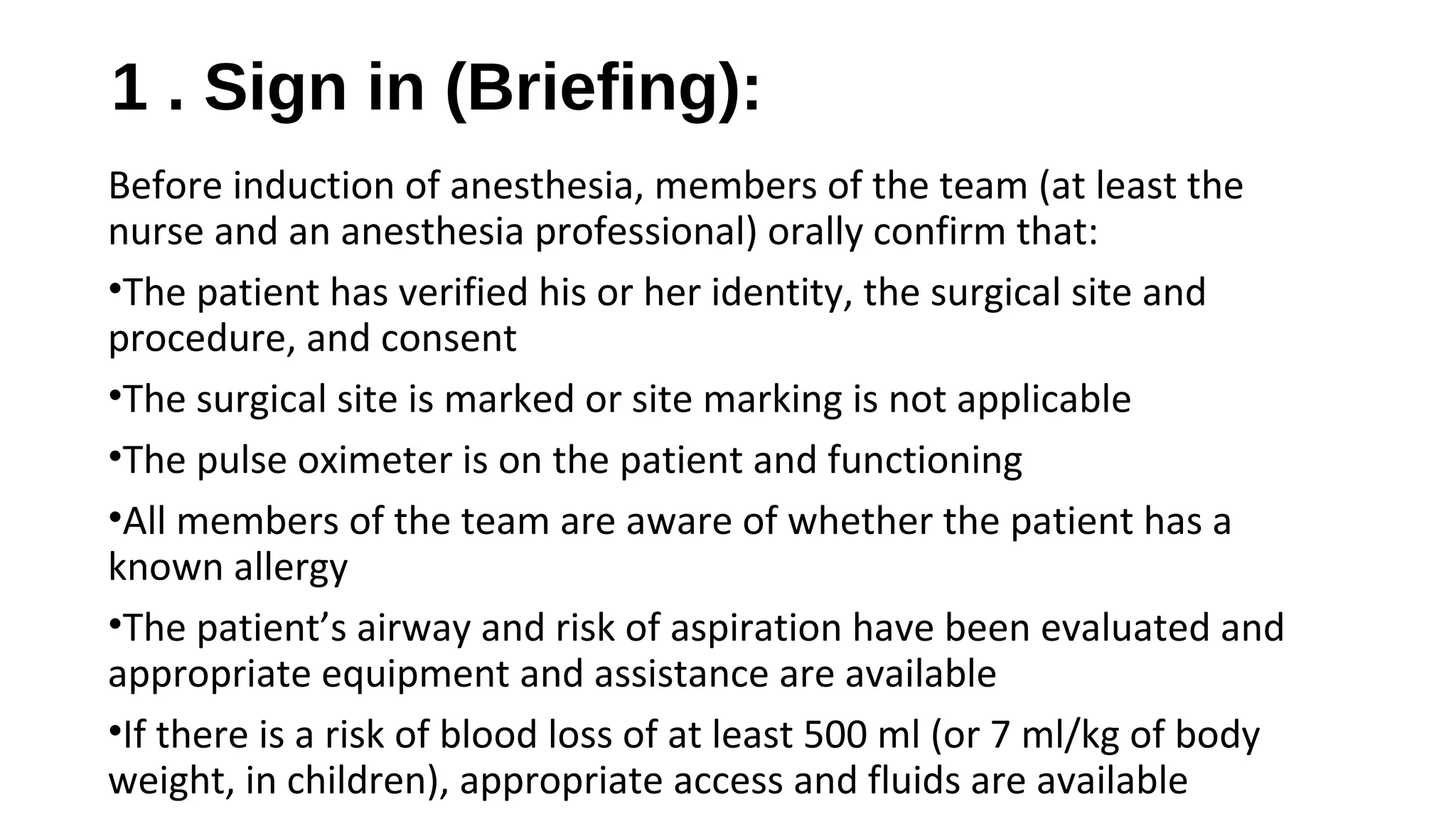 Surgical safety checklist | PPT