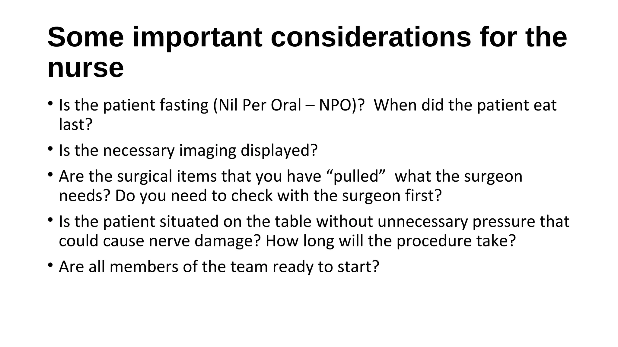 Surgical safety checklist | PPT