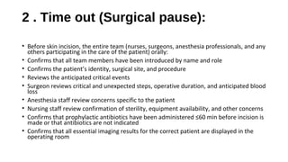 Surgical safety checklist | PPT