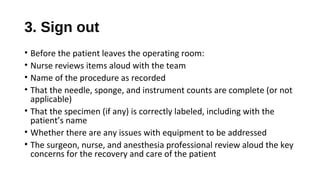 Surgical safety checklist | PPT