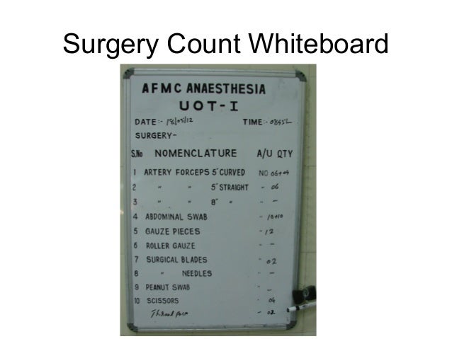 Surgical safety