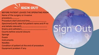 Surgical safety PRESENTATION ON THE CHEC | PDF
