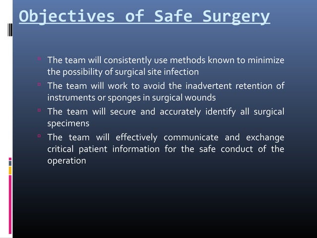 Surgical safety checklist | PPT