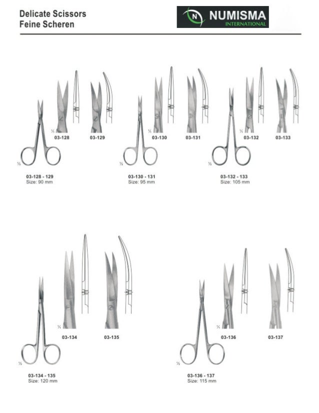 Micro Surgical Scissors ( Spring Type) with Flat Handles instruments