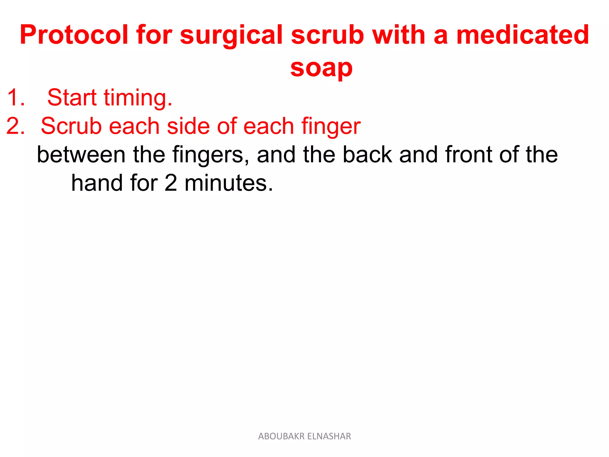 Surgical hand preparation | PDF