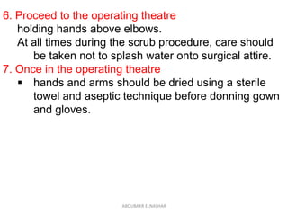 Surgical hand preparation | PDF
