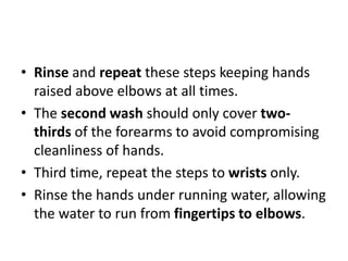 Surgical scrubbing | PPTX