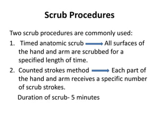 Surgical scrubbing | PPTX