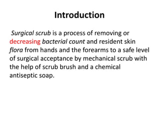 Surgical scrubbing | PPT