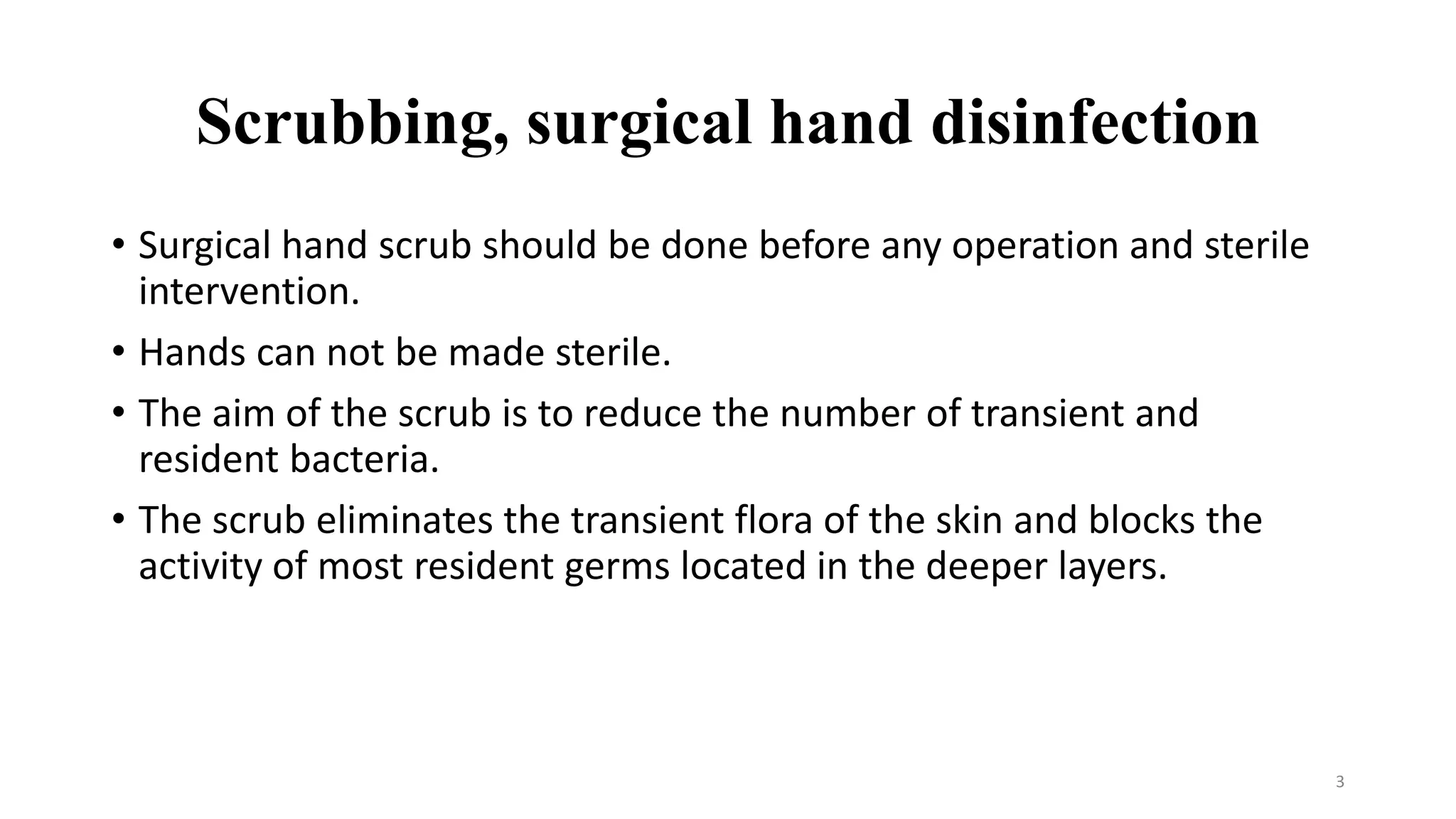 Surgical Scrubbing Gowning Gloving | PDF