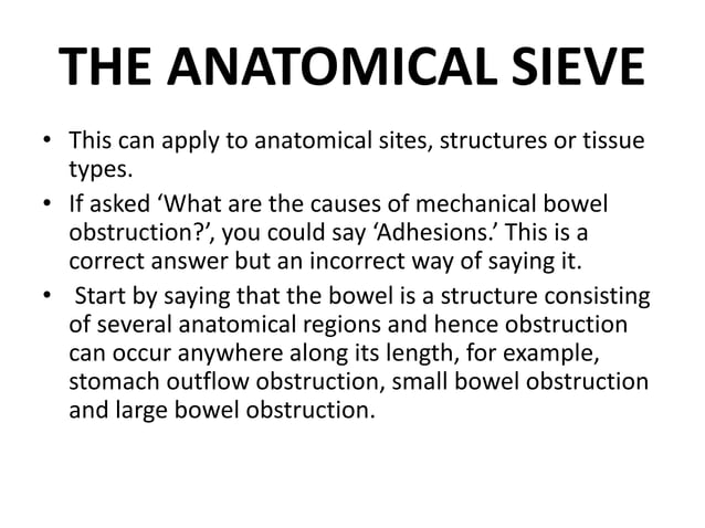 Surgical seive | PPTX | Digestive Disorders | Diseases and Conditions