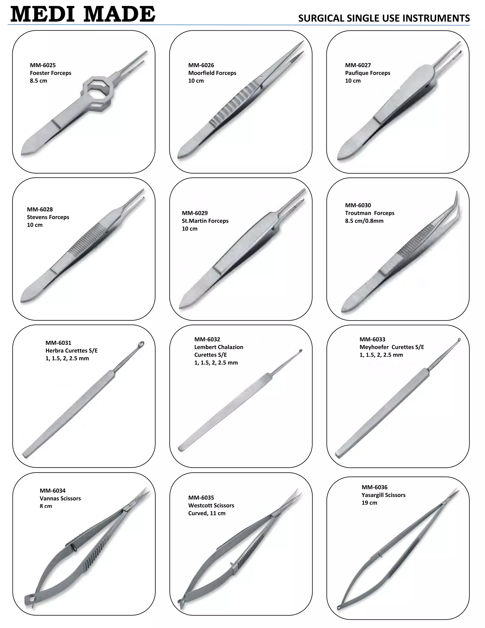 Surgical single use instruments | PDF