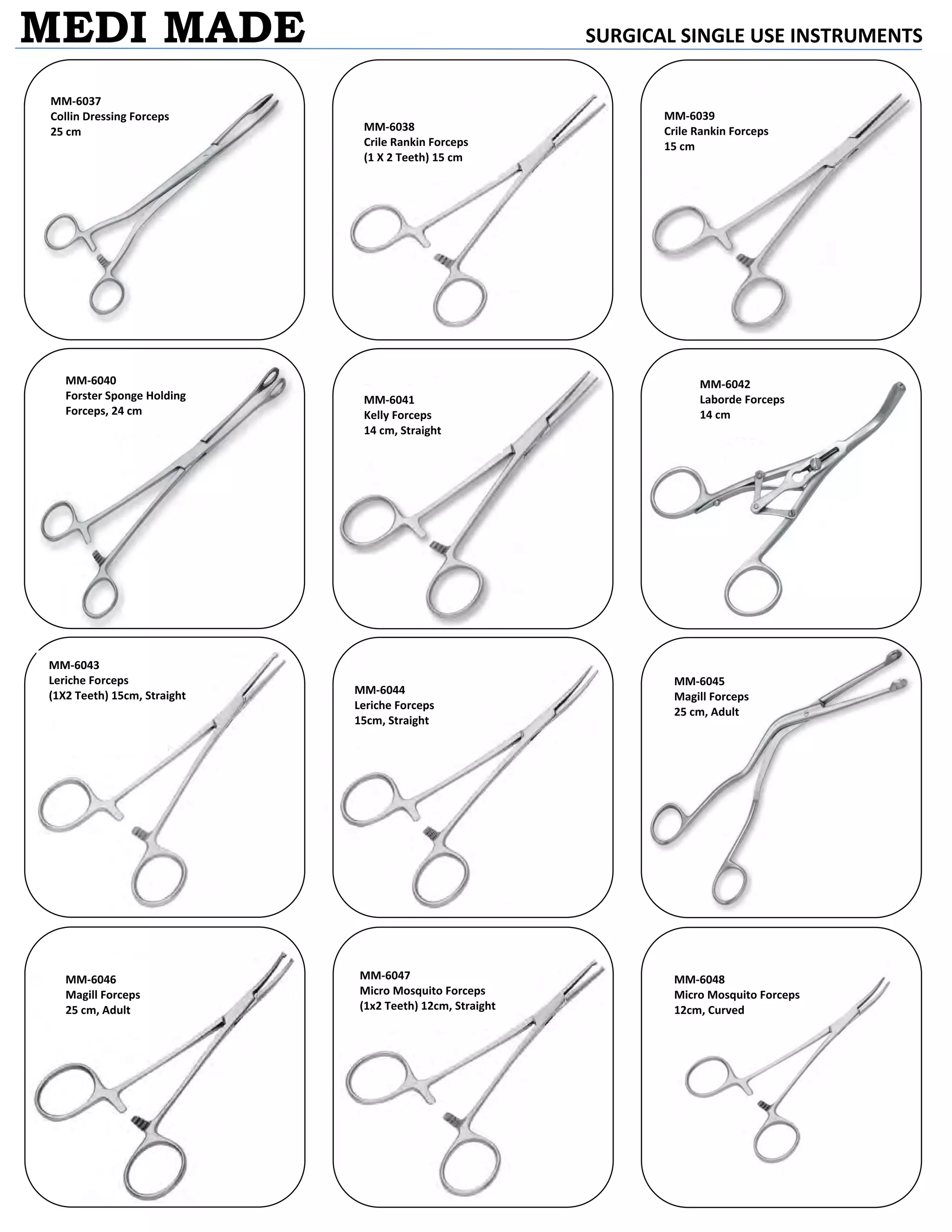 Surgical single use instruments | PDF