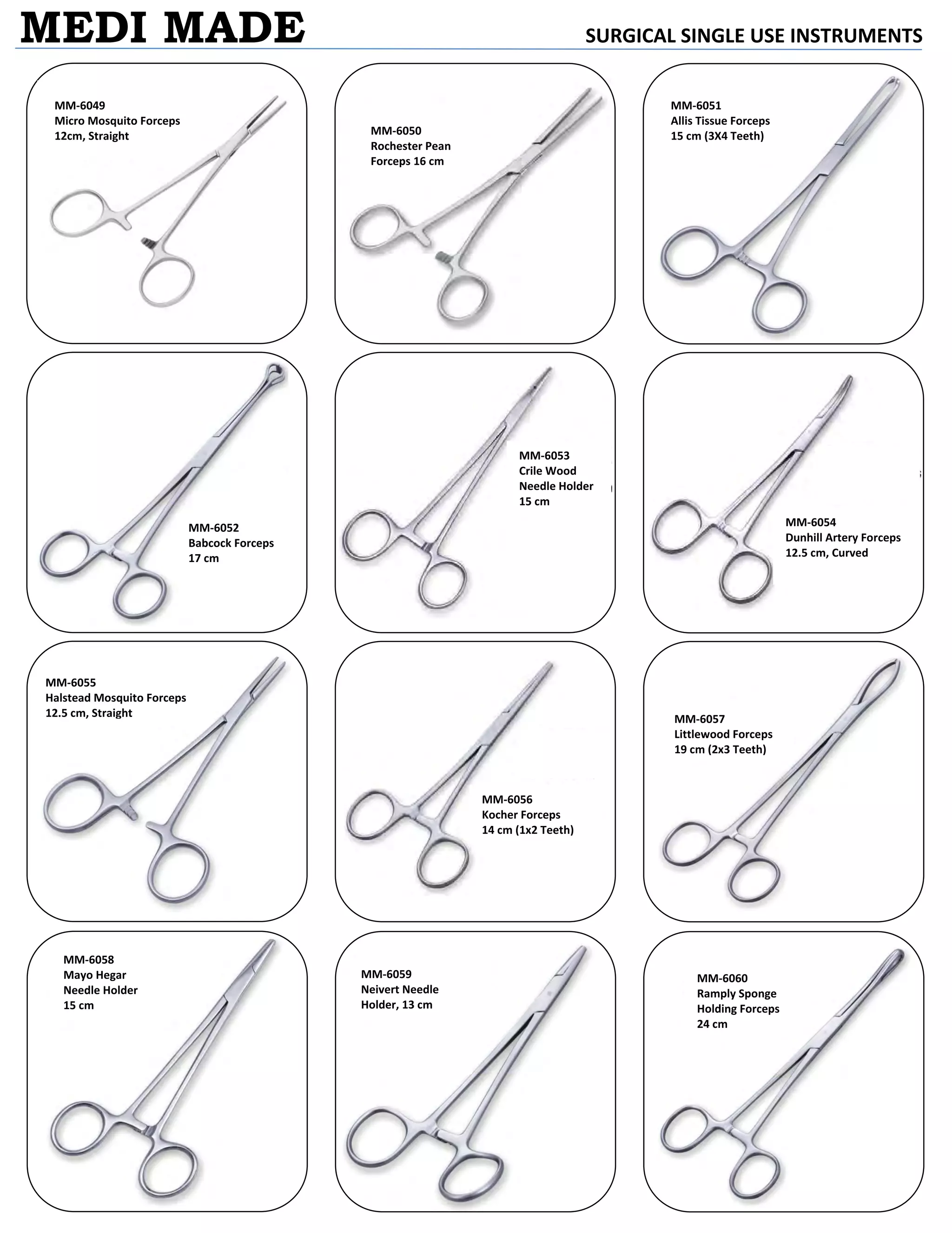 Surgical single use instruments | PDF