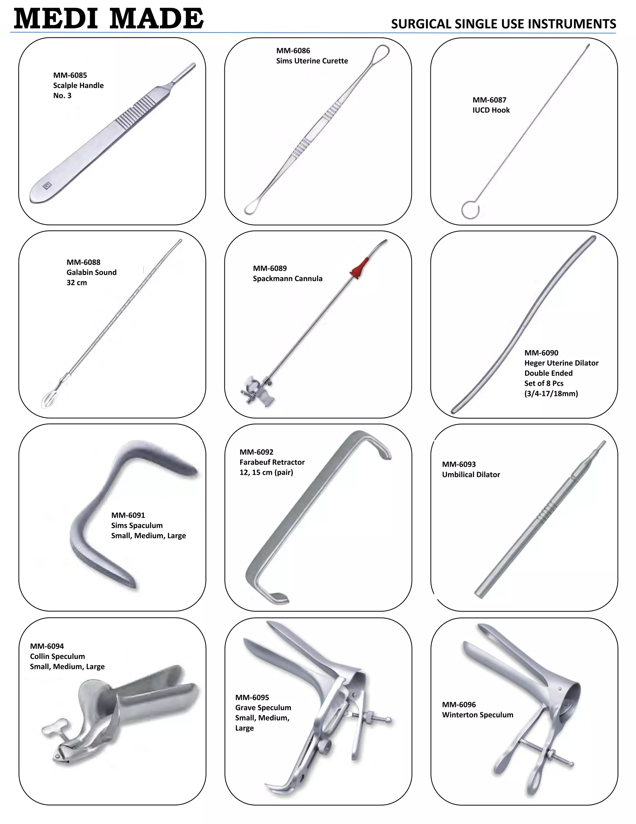 Surgical single use instruments | PDF