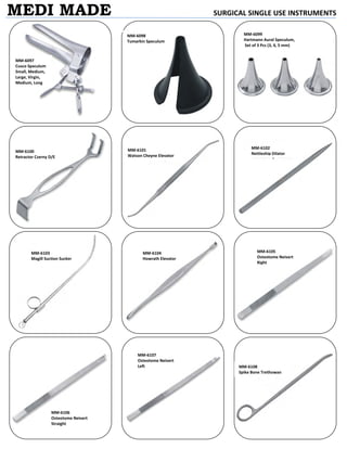 Surgical single use instruments | PDF
