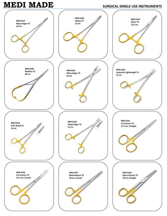 Surgical single use instruments | PDF | Needlework | Arts and Crafts