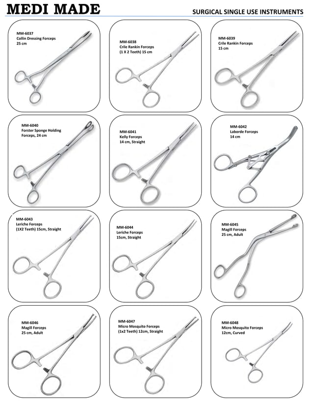 Surgical single use instruments | PDF | Needlework | Arts and Crafts