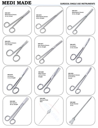 Surgical single use instruments | PDF