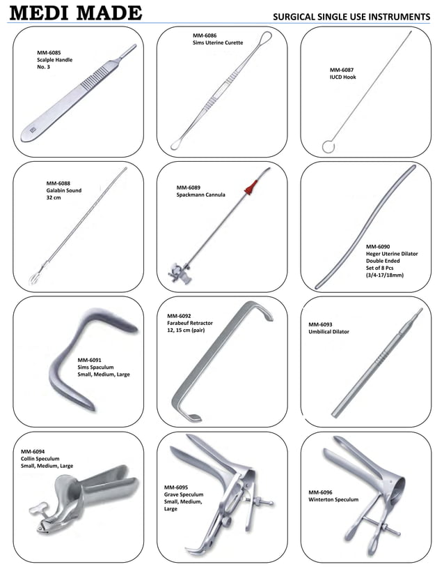 Surgical single use instruments | PDF | Needlework | Arts and Crafts