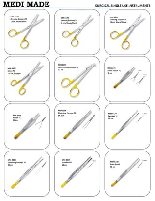 Surgical single use instruments | PDF