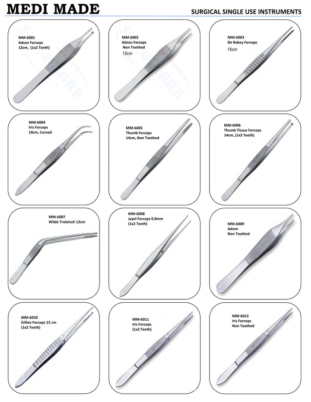 Surgical single use instruments