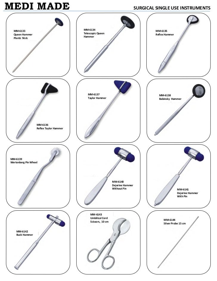 Surgical single use instruments
