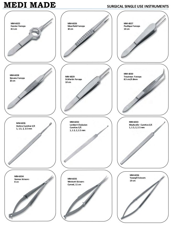Surgical single use instruments