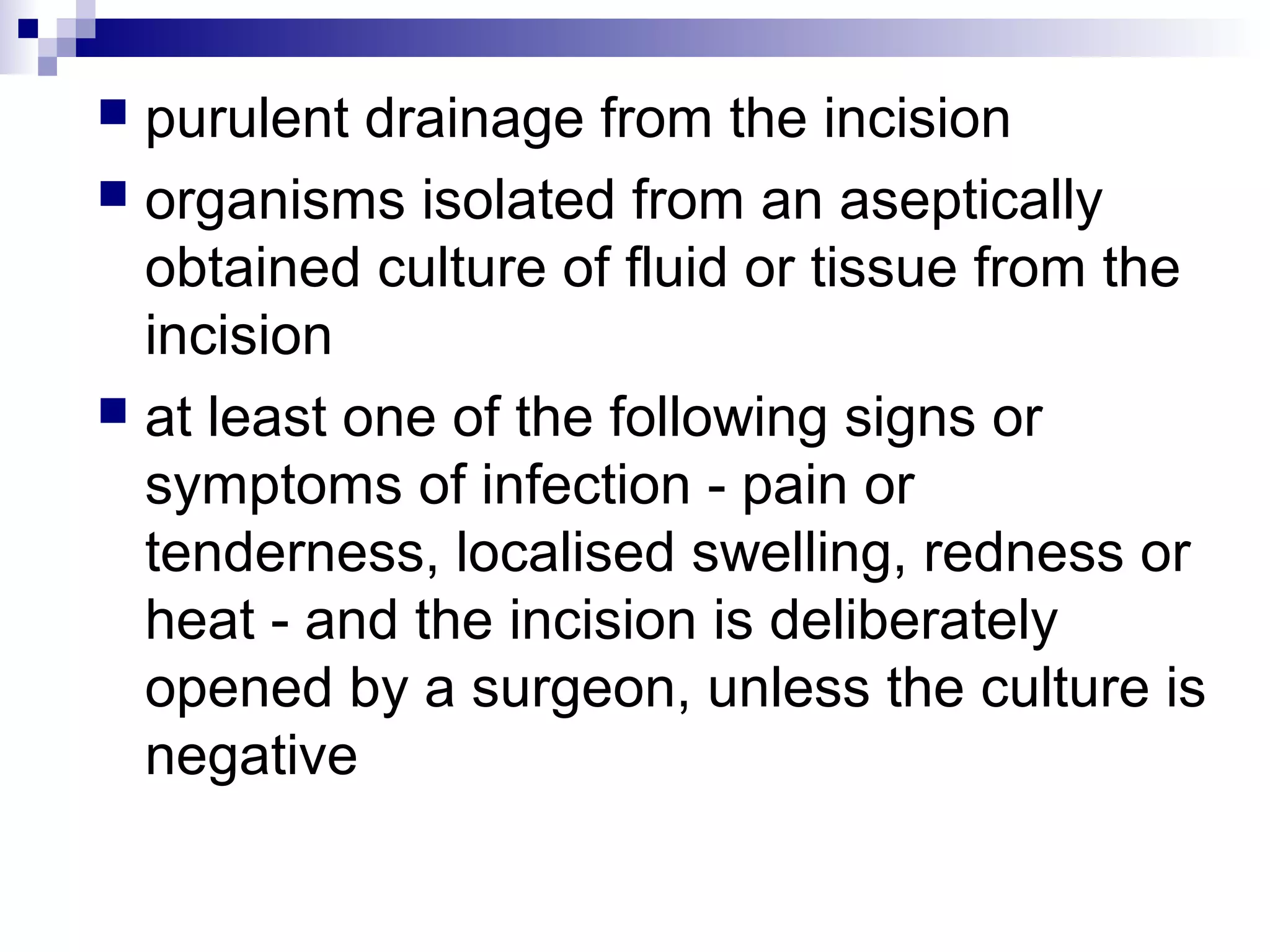 Surgical site infection | PPT