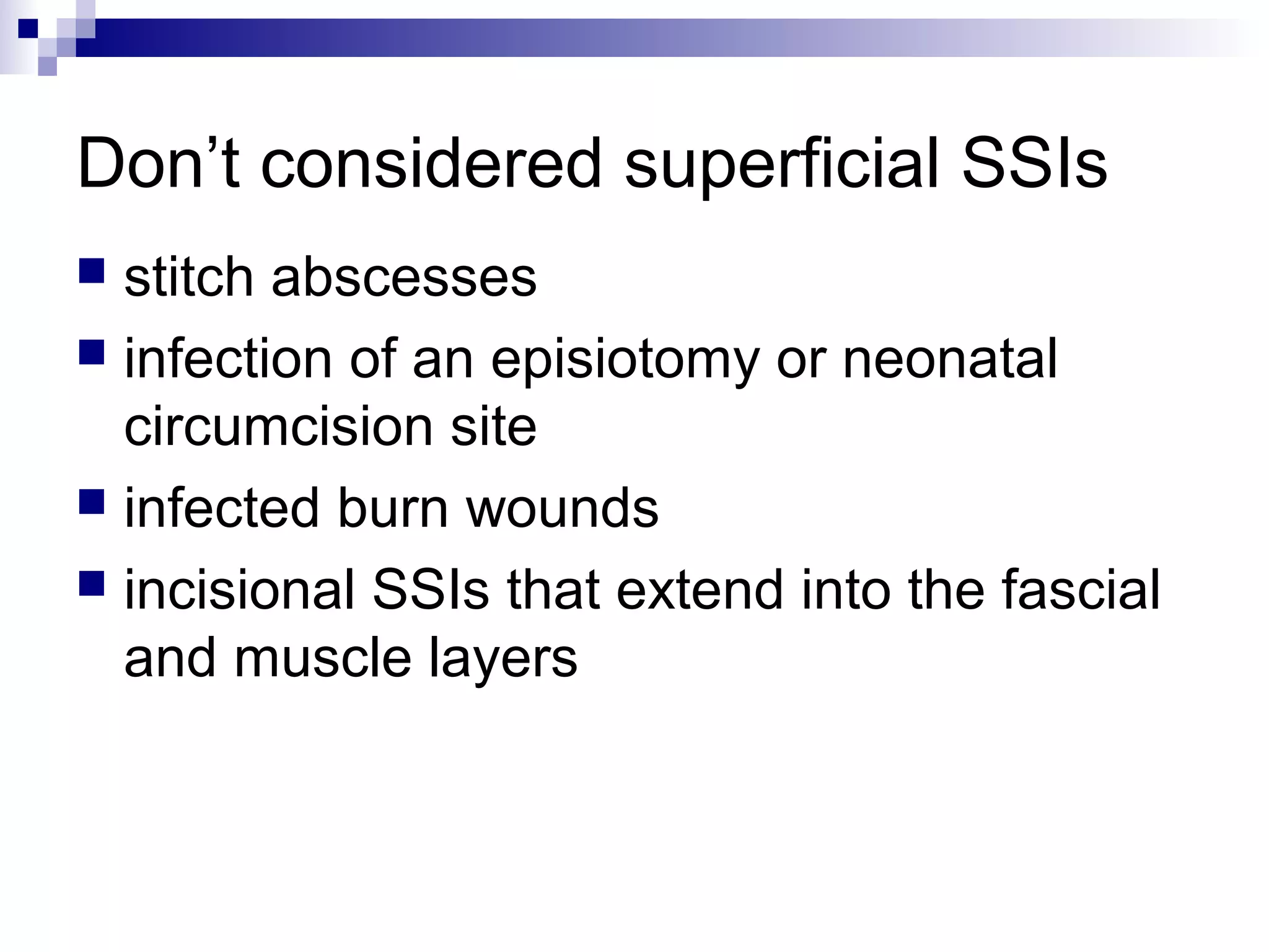 Surgical site infection | PPT