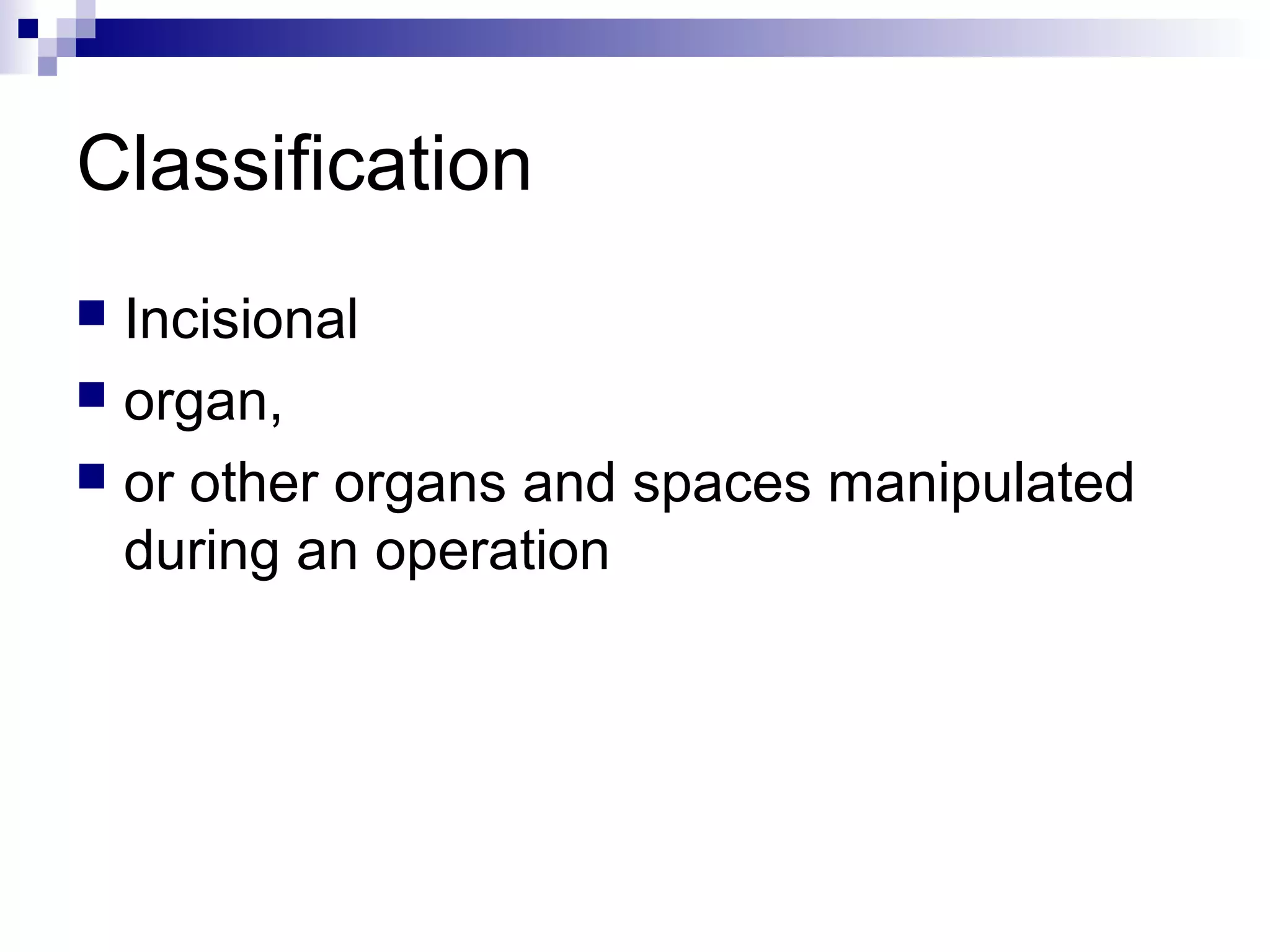 Surgical site infection | PPT
